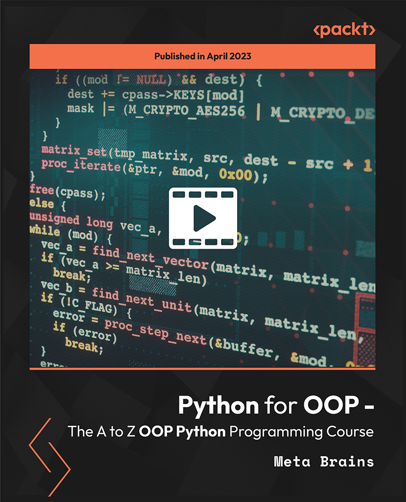 Python For Oop The A To Z Oop Python Programming Course By Packt Cademy